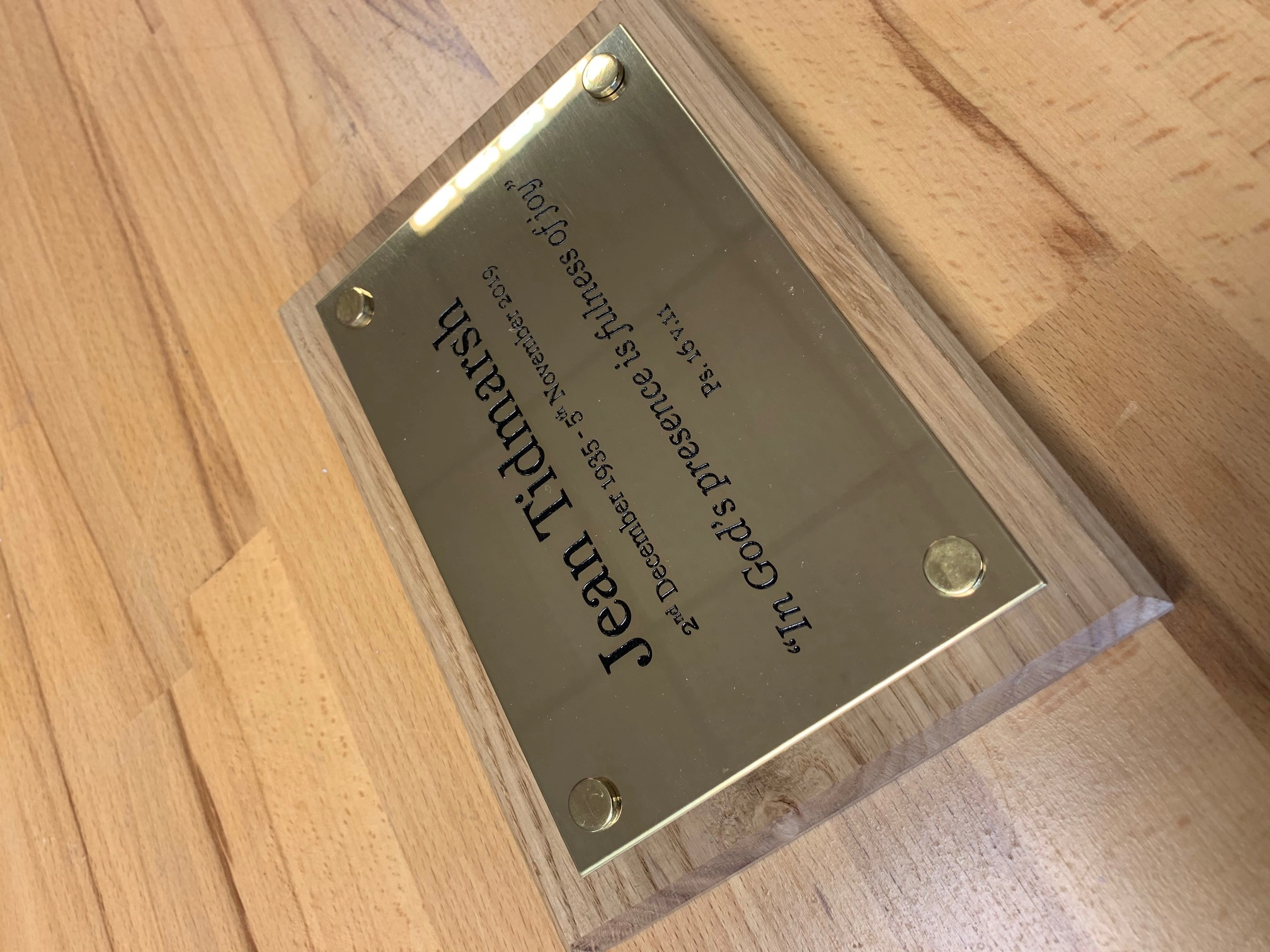 Engraved Signs & Plaques | T Signs | Salisbury
